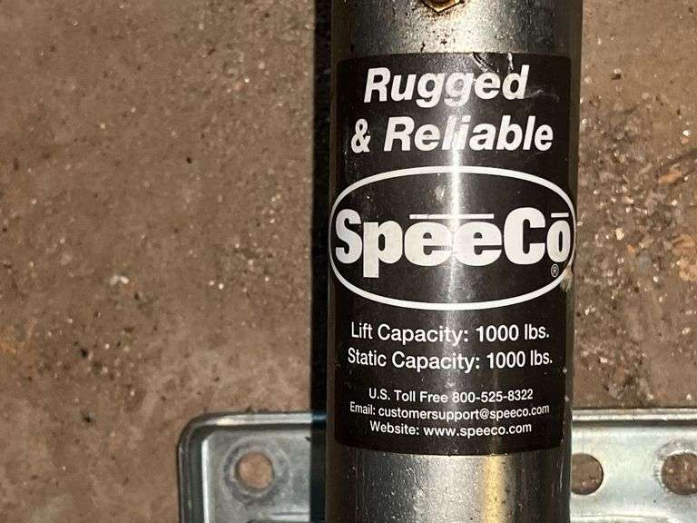Speedco trailer jack, lift capacity 1000lbs - Metzger Property Services ...