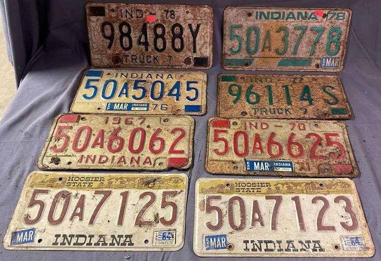 Indiana License Plates - Metzger Property Services, LLC