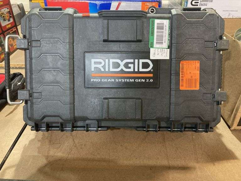RIDGID Pro Gear System Gen 2.0 Stackable Durable Compact Power Tool Box ...