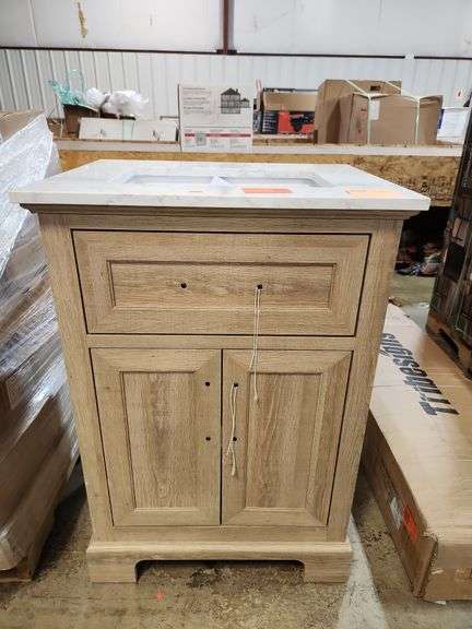 Home Decorators Collection Doveton 24 in. Single Sink Freestanding ...