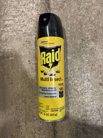 SC Johnson Raid® 300819 15 oz. Aerosol Multi Insect Bug Killer Spray ...