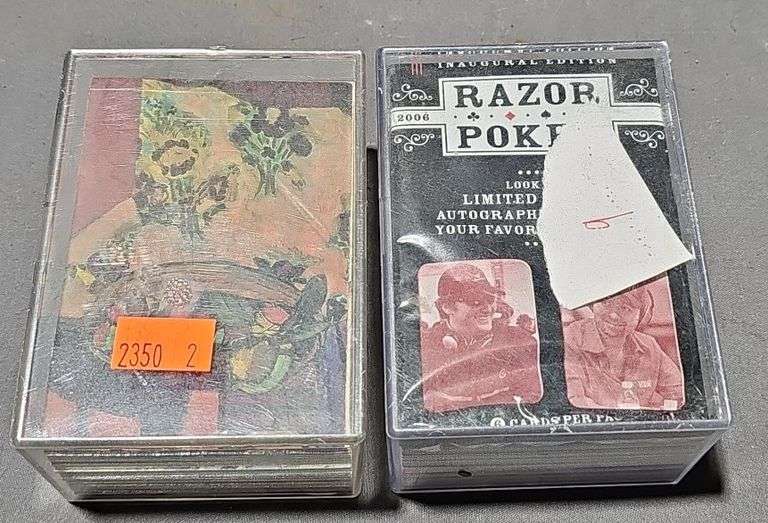 1993 Comic Images Presents Masterpiece Collection Cards, 2006 Razor Poker Cards - Metzger ...