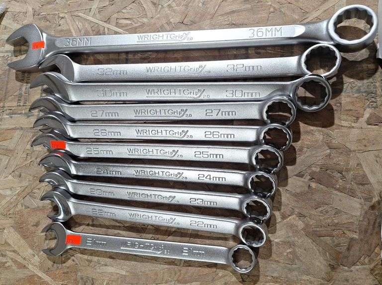 Wright grip combination wrenches metric 21mm-36mm - Metzger Property ...