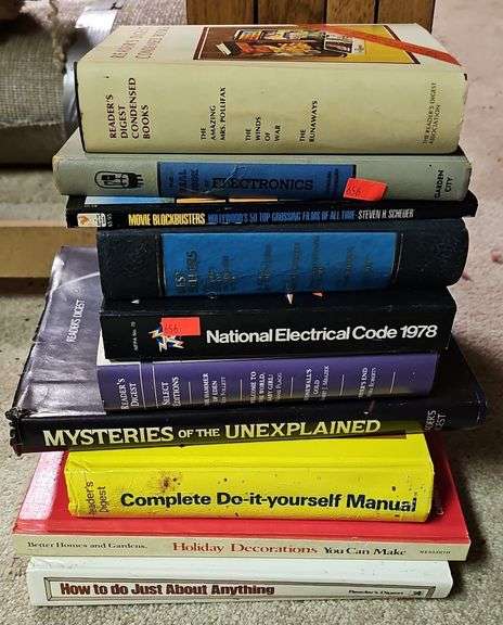 Books: Reader's Digest, Complete Do-it-Yourself Manual & Mysteries of ...