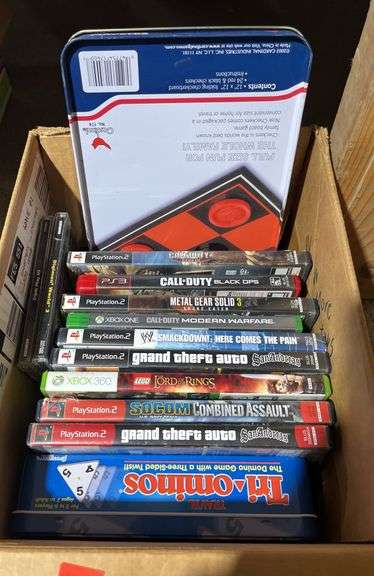 PlayStation 2, 3 and Xbox video games call of duty, socom, smackdown ...