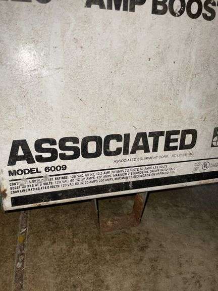 Associated 70/60 Amp Charge 420 Amp Boost Model 6009 - Metzger Property ...