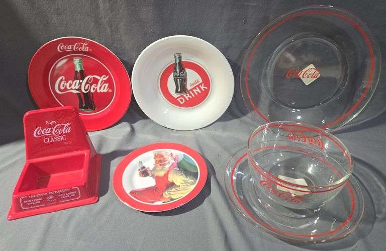 Coca-Cola Penny Dish, 5 - Coca-Cola Plates, Coca-Cola Glass Bowl ...