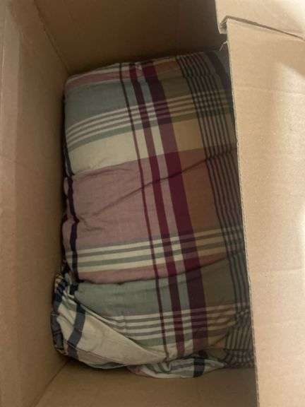 Blanket assortment inc. Purple Stripped Down Comforter and Purple Duvet ...