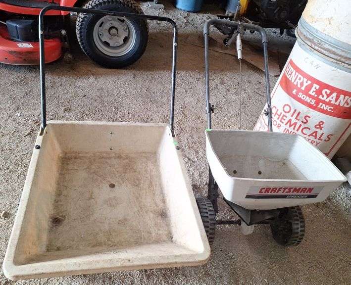 EZ Cart and Craftsman Lawn Spreader - Metzger Property Services, LLC