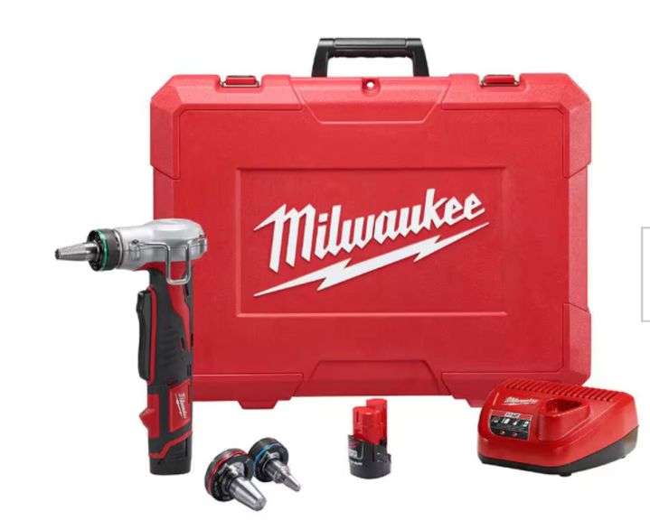 Milwaukee M12 12-Volt Lithium-Ion Cordless ProPEX Expansion Tool Kit ...