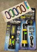 Braun Portable Folding Work Light & Pivoting Chargeable Work Light ...