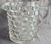 Fostoria American Glass 1/2 Gal Water Pitcher - Light Scratch Inside 7 ...