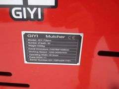 2024 Giyi GY-72PRO Ski Steer Mulcher, 50 Teeth, Hi-Flow, Serial ...