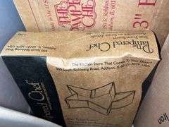 (2) Pampered Chef 9x13 Bakers, Pampered Chef Star Foam Insert, Sunbeam ...