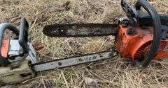 2 Stihl chainsaws 015av - unknown condition - PICK UP AT ALTERNATE ...