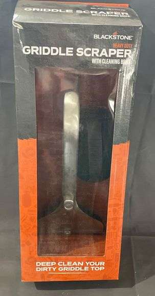 Blackstone Heavy Duty Griddle Scraper with Cleaning Brick - Metzger ...