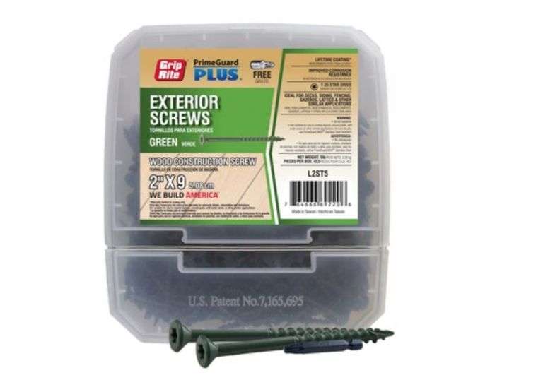 4- Grip-Rite #8 x 2-in Wood to wood Deck Screws ( 453 -Per Box ...