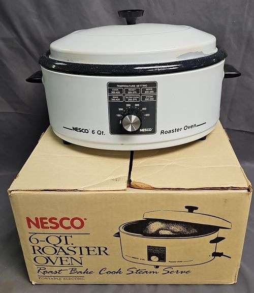 Nesco Electric Roaster Oven 6 qt(untested) - Metzger Property Services, LLC