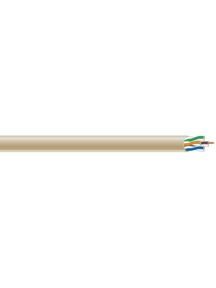 300 ft. Tan 24/4 Solid CU CAT5e CMR-CMX Indoor/Outdoor Data Cable ...