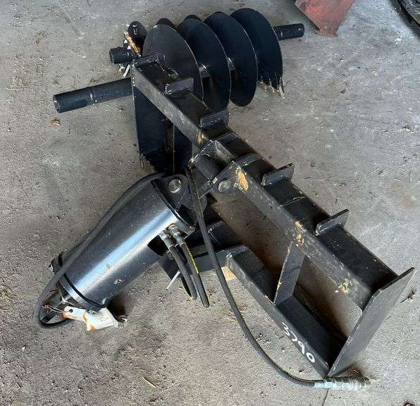 New quick attach Hyd. post auger 12” bit and 18” bit, hex drive - PICK ...