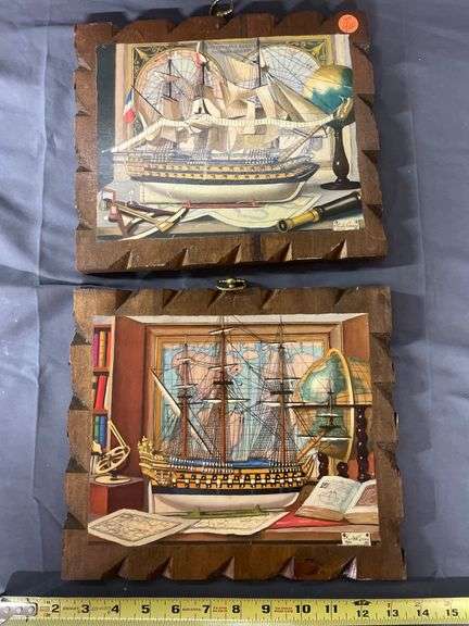 Set of Two Nautical-Inspired Wall Plaques - Metzger Property Services, LLC