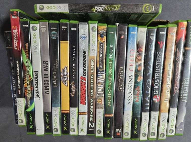 Xbox 360 Games with Cases, Including Call of Duty and Tekken - Metzger ...