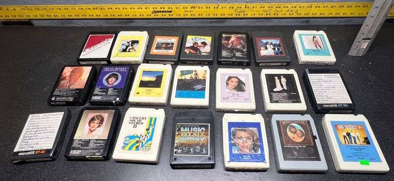 Vintage 8 track tapes - Metzger Property Services, LLC