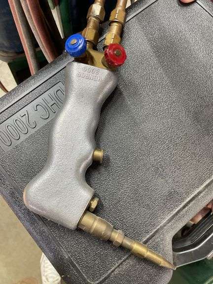 Oxy-Acetylene Welding Torch Set with Cylinders, Regulators, and Cart ...