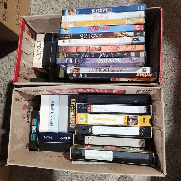 VHS Tapes and DVDs Featuring Films and TV Series - Metzger Property ...