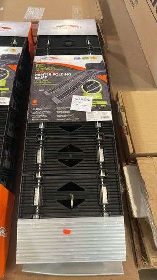 CargoSmart 12 in. W x 90 in. L 750 lb. Capacity LED Hybrid S-Curve ...