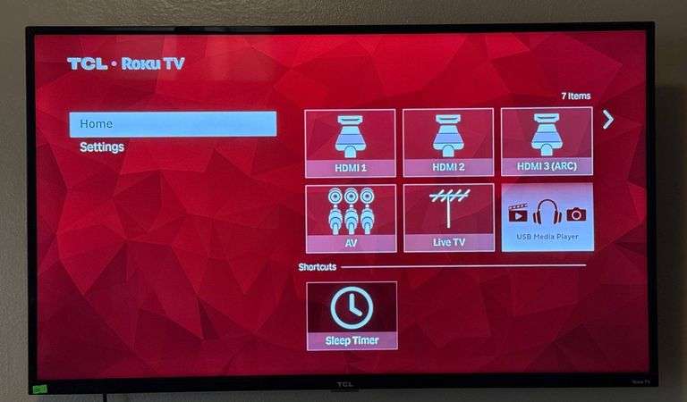 TCL Roku TV with Wall Mount 44” - Metzger Property Services, LLC