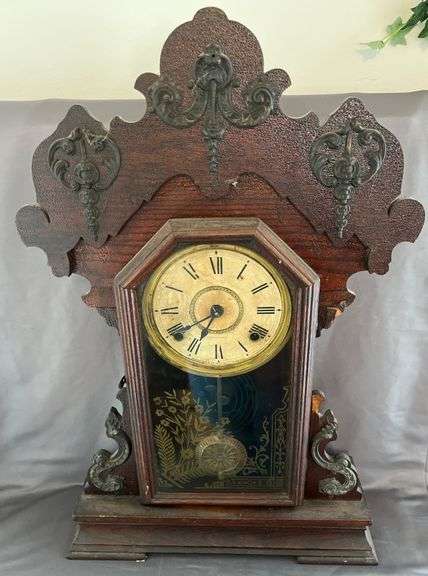 Seth Thomas Mantel Clock with Half-Hour Strike 23" - Metzger Property ...