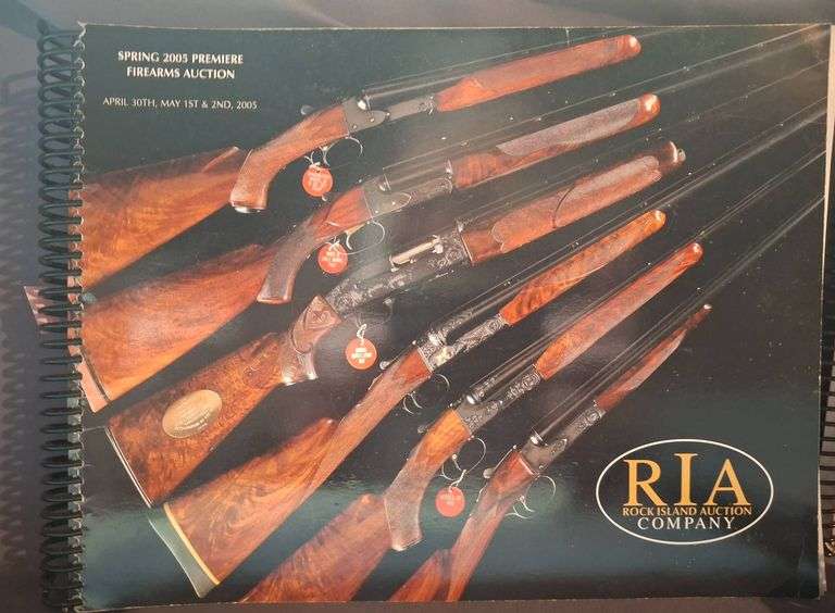 Spiral-Bound Rock Island Auction Catalogs and Various Firearms-Related ...