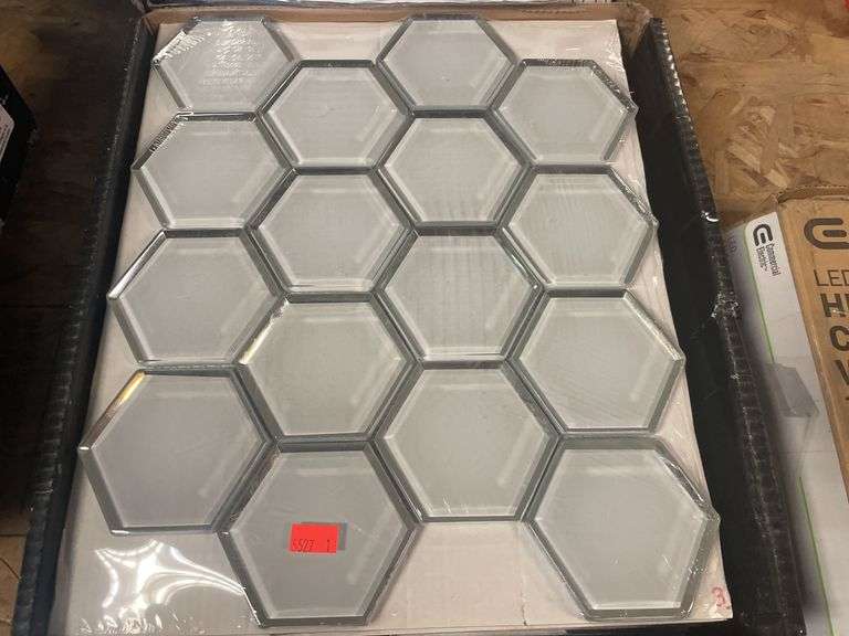 MSI Ice Beveled 3” Hexagon 10 pcs - 1 sq ft Per Piece - Metzger ...