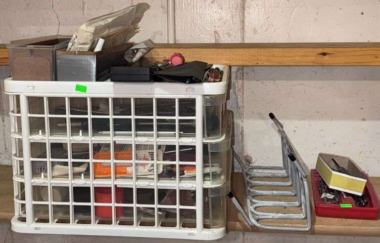 Tool Storage Bin with Assorted Hand Tools, Reloading and Cleaning ...