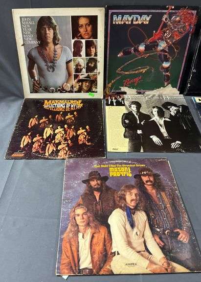 Rock and Pop Vinyl Records Featuring Various Artists - Metzger Property ...