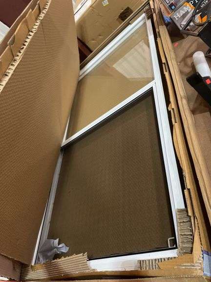 TAFCO WINDOWS 30 in. x 54 in. White Single-Pane Single Hung Aluminum ...