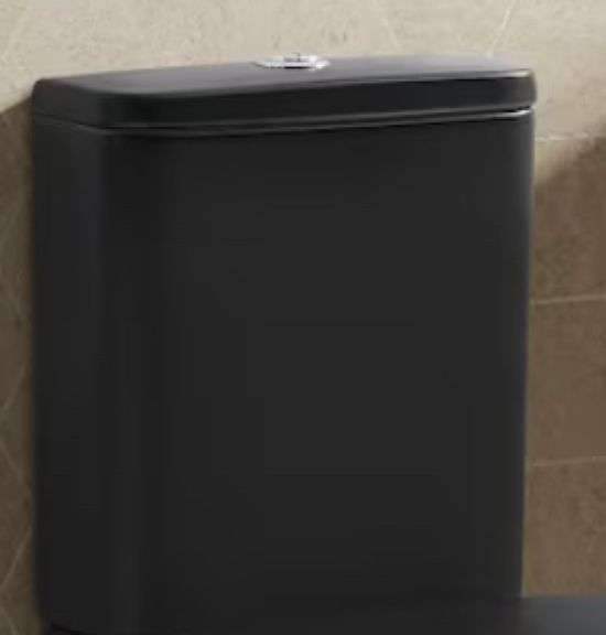Swiss Madison 1.28 GPF Dual Flush Elongated Rear Outlet Toilet in Matte ...
