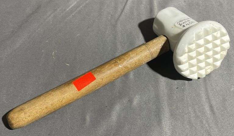 Stoneware/Wood Handle Mallet 9" L - Metzger Property Services, LLC