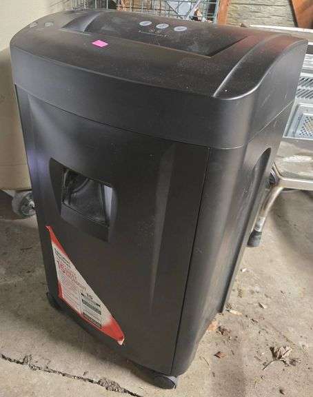 Cross-Cut Paper Shredder with Automatic Feed and Waste Bin - Metzger ...