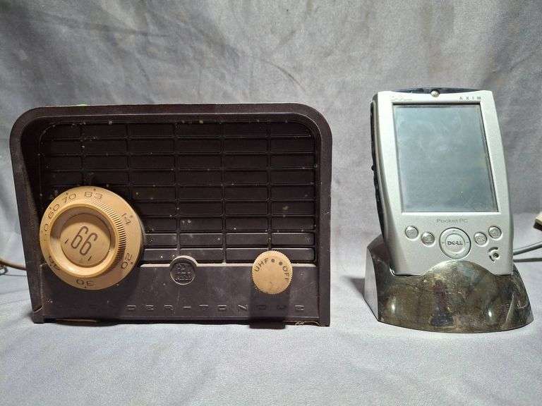 Emerson Tube Radio and Dell Axim X5 Pocket PC with Accessories ...