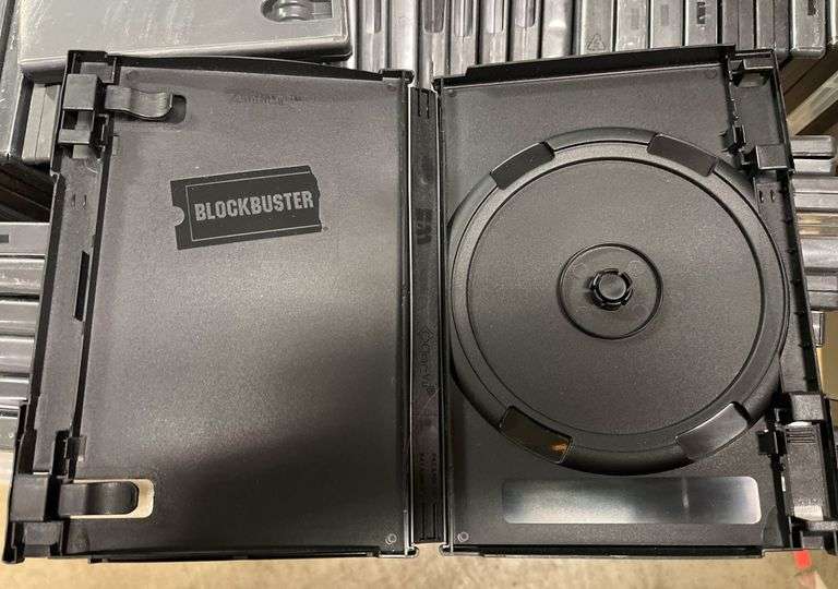 Bulk Lot of Black Plastic DVD Cases and Yens White CD Paper Sleeves ...