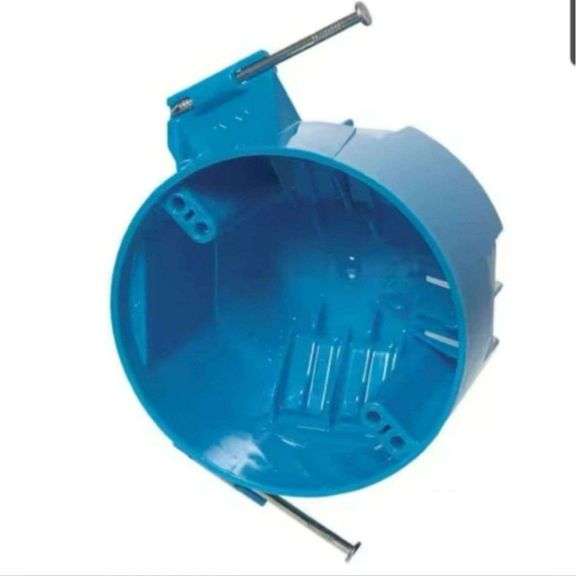 Carlon 1-Gang 20 cu. in. New Work Electrical Ceiling Box with Captive ...