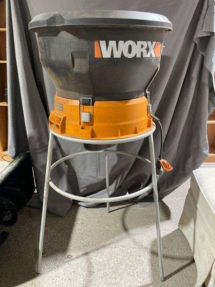 Worx WG430 Electric Leaf Mulcher/Shredder with Stand - Metzger Property ...