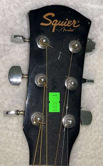 Squier by Fender guitar, model number 093-0300-021, serial number ...