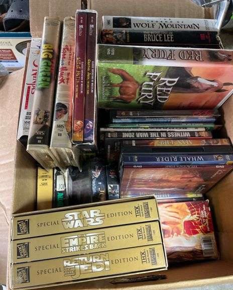 DVDs and VHS Tapes Featuring Movies and Series - Metzger Property ...