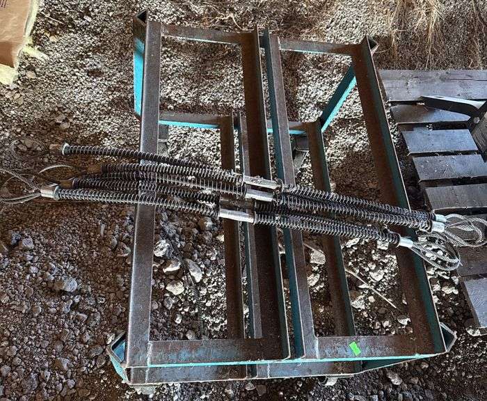 Metal Frame Cart with Casters 31”x24”x22” - Metzger Property Services, LLC