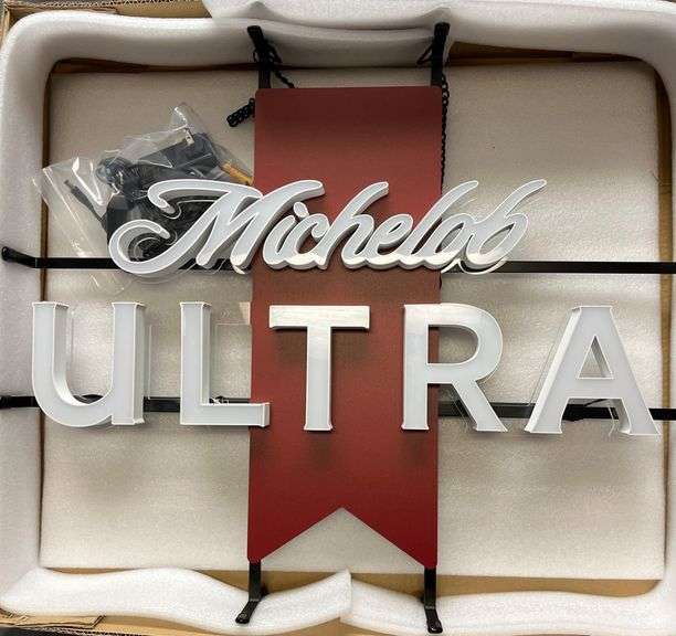 Michelob Ultra LED Neon Bar Sign - Metzger Property Services, LLC