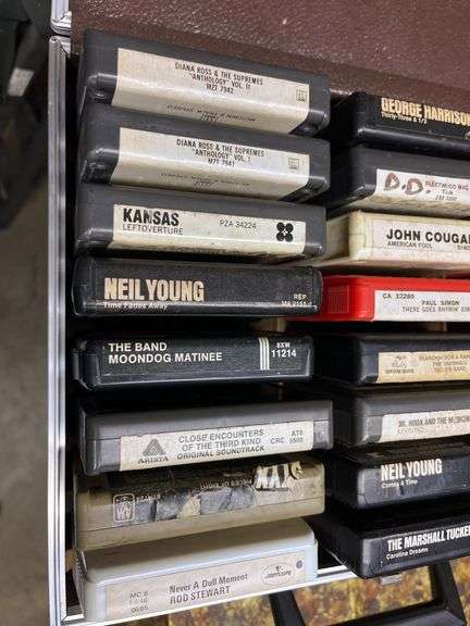 Assorted 8-Track Tapes Featuring Various Artists - Metzger Property ...