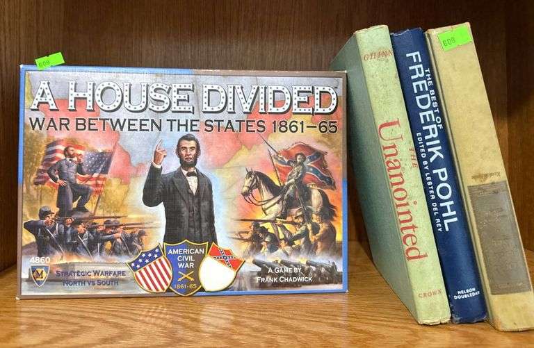 A House Divided Civil War Board Game and Three Books - Metzger Property ...